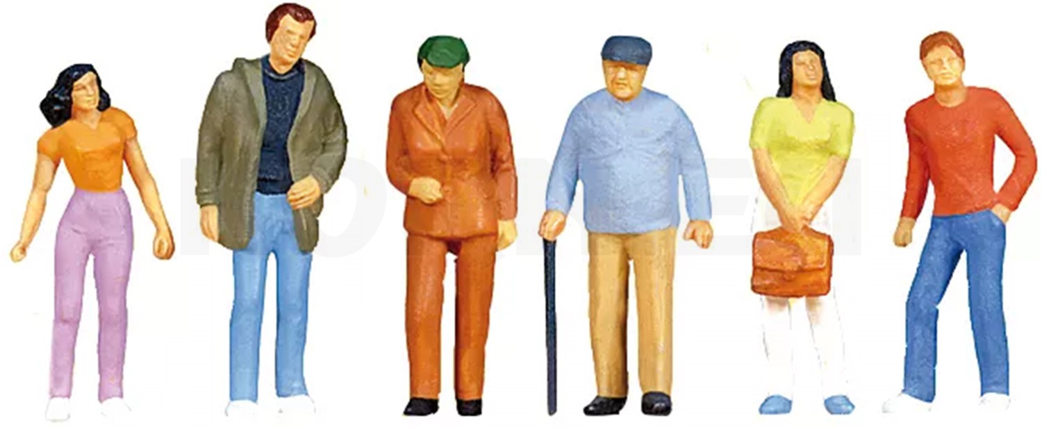 Preiser 10117 Passanten in Reisende