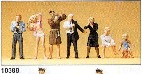 Preiser 10388 Bei der Morgentoilette.auch für Schlafwagen - Modellbahnshop