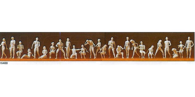 Preiser 16400 Modellfiguren >>Adam und Eva