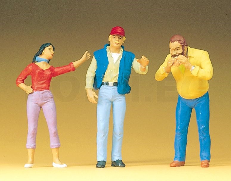 Preiser 57004 Lkw-Fahrer und Anhalterin, 1:24