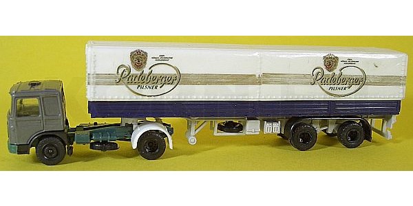 Schirmer 10290 Roman / MAN / Raba mit Pritsche und Plane, - Modellbahnshop