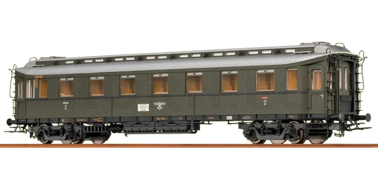 Brawa 45210 - D-Zugwagen B4ü der DRG Ep.II