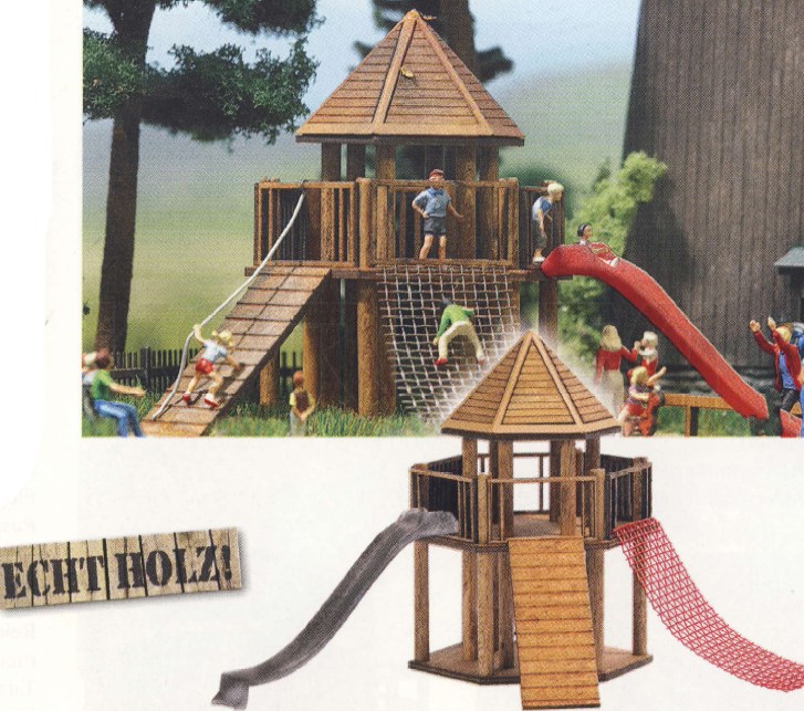 Busch 1487 Spielburg in Gebäude Infrastruktur