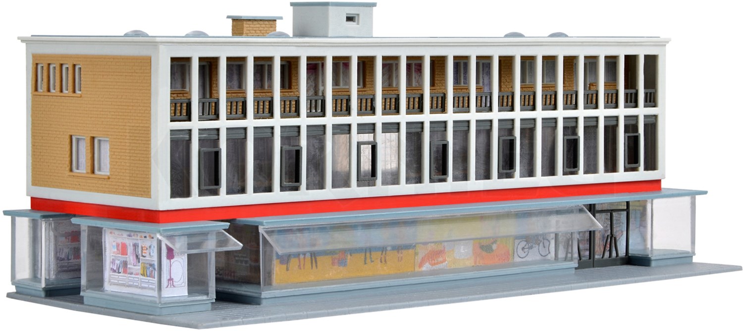 Kibri 37121 Geschäftshaus 19 x 8 x 7cm