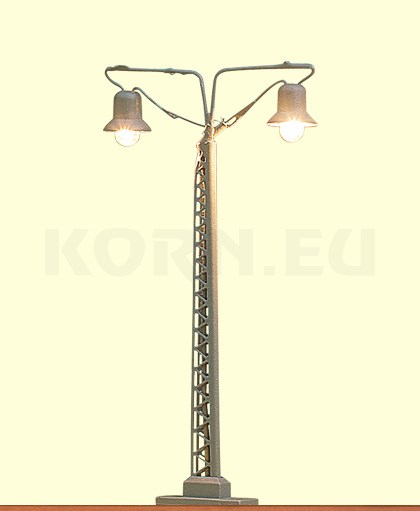 Brawa 4801 Gittermastleuchte, 2-fach, Höhe 40 mm