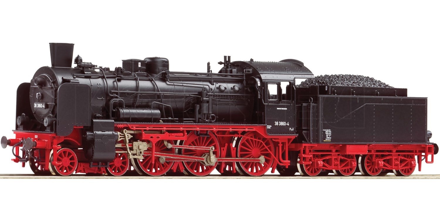 Roco 36040 TT-Dampflokomotive BR 38 der DR, Ep.IV