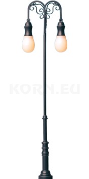 Brawa 84036 Platzleuchte doppelt, Stecksockel