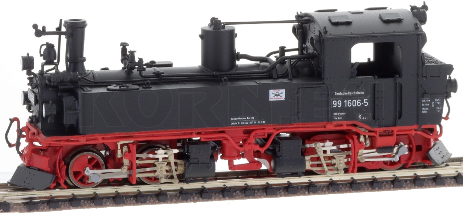 Bemo 1016861 steam locomotive 99 1606-5 IV K, DR,...