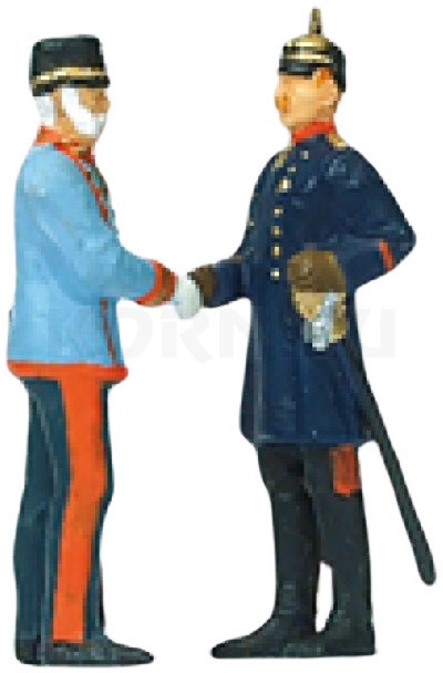 Preiser 29085 Kaiser Wilhelm II und Kaiser Franz Joseph