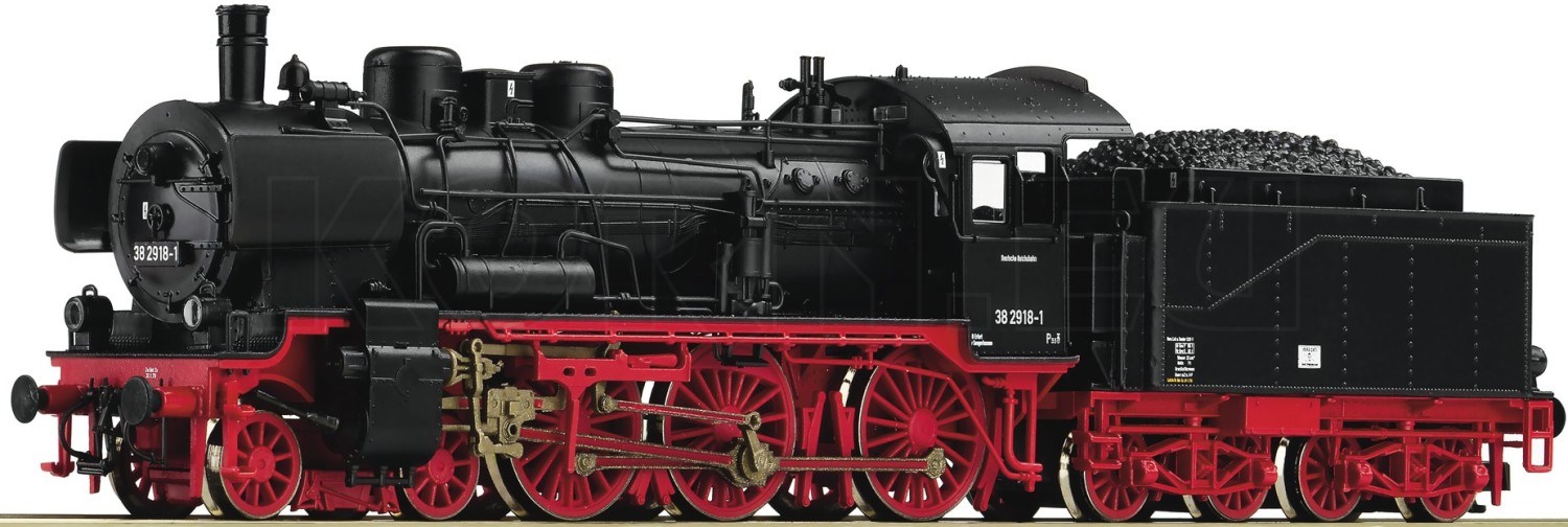 Roco 36046 TT-Dampflokomotive BR 38 der DR, Ep.IV