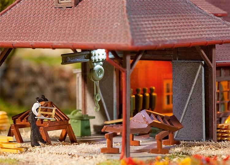 Faller 130191 Zimmerei in Gebäude Produktion + Handwerk