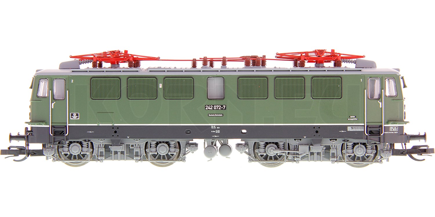 Kuehn 31630 E-Lok BR242 grün, 6 Lüfter Ep. IV