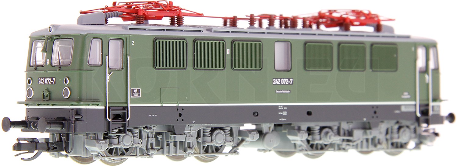 Kuehn 31630 E-Lok BR242 grün, 6 Lüfter Ep. IV