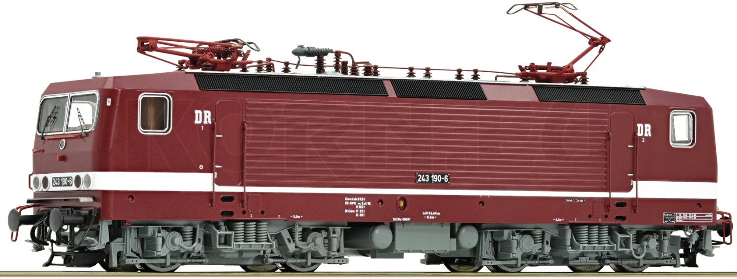 Roco 73328 Elektrolokomotive BR 243, DR Epoche: IV
