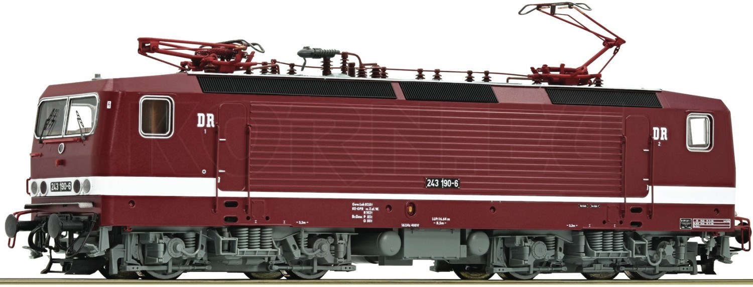 Roco 73329 Elektrolokomotive BR 243, DR Epoche: IV