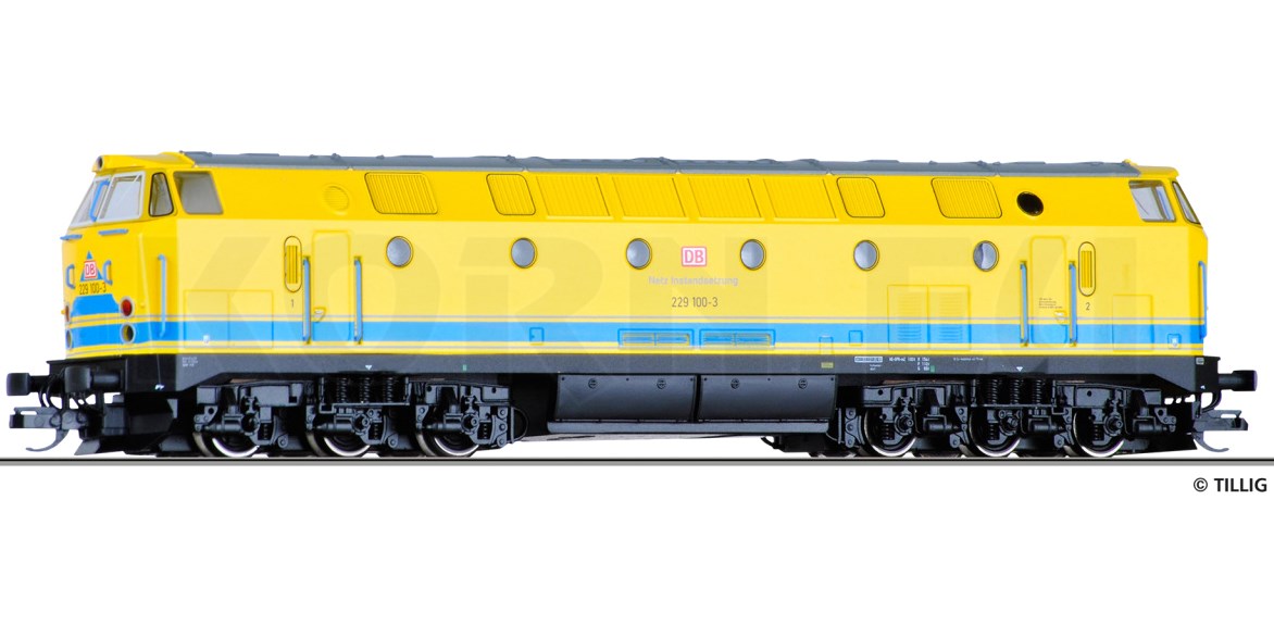 Tillig 02793 Diesellokomotive BR 229 DB Bahnbau, Ep. VI