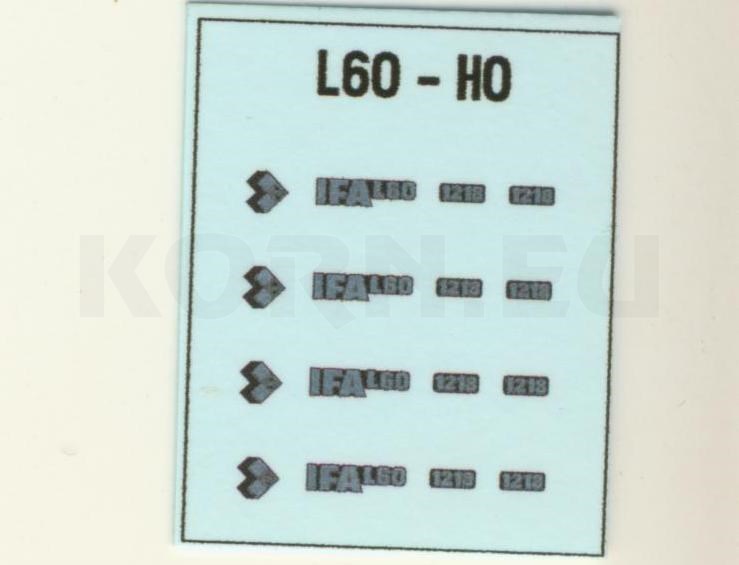 Hartmann Original Ha0 Decal L 60 LOGO 1 Bogen 4 X Stück