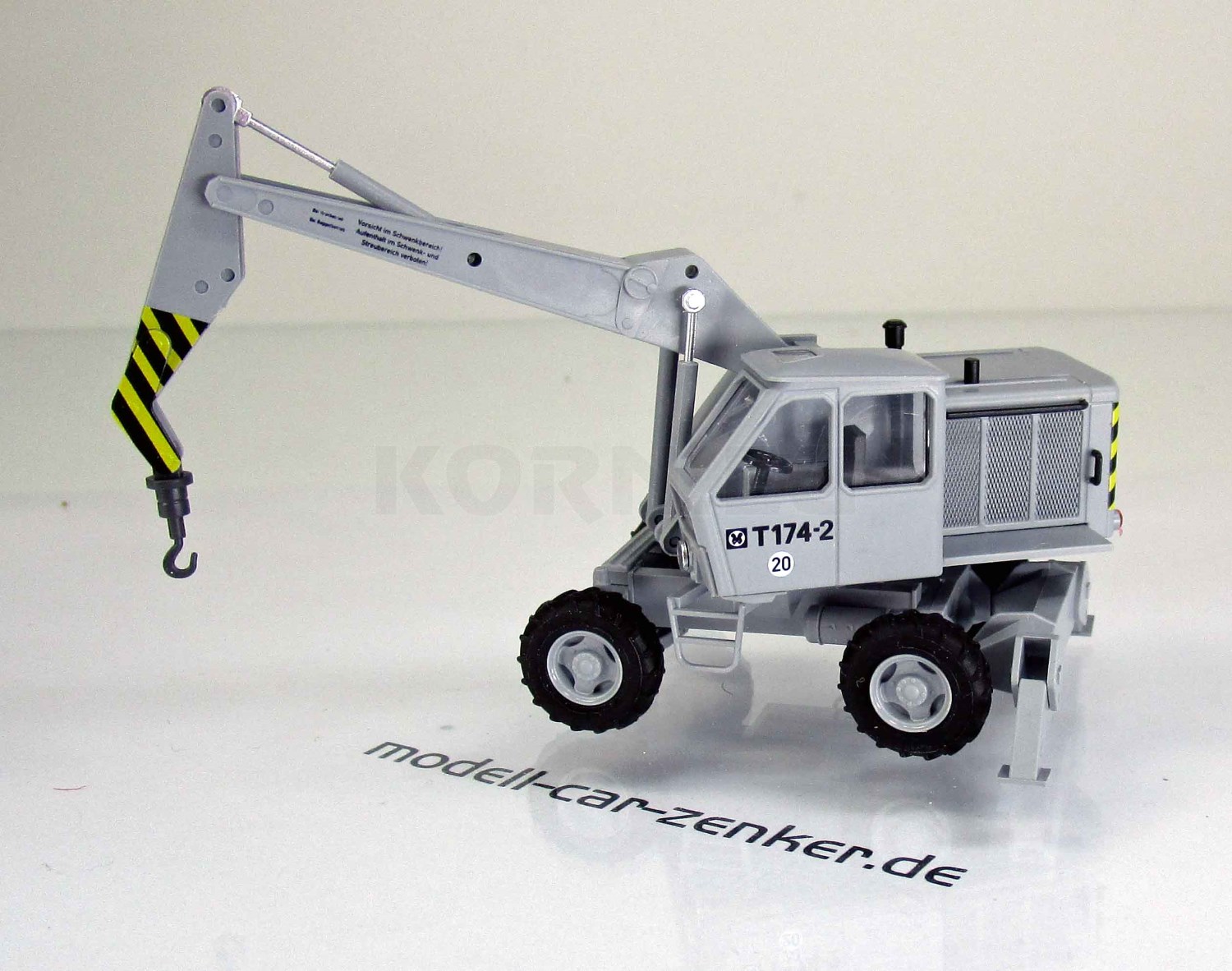 Zenker 03-238 Weimarlader Bagger T 174 - grau mit Haken - Modellbahnshop