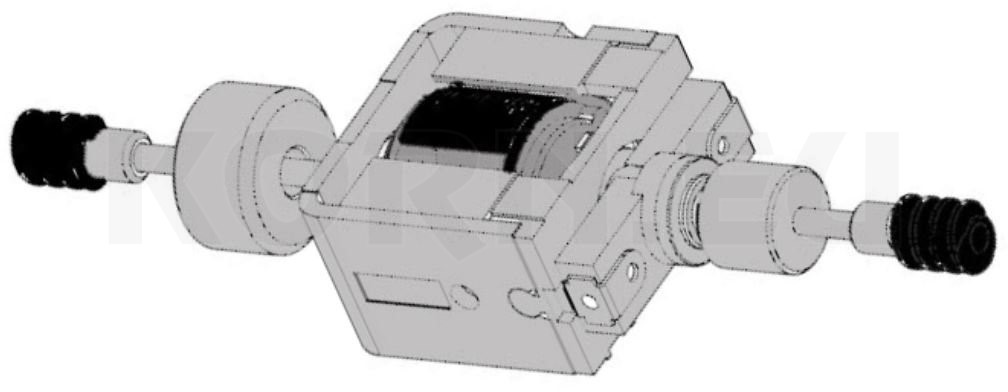 Roco 138810 - Motor m. 2xSchwungm.+Schnecke
