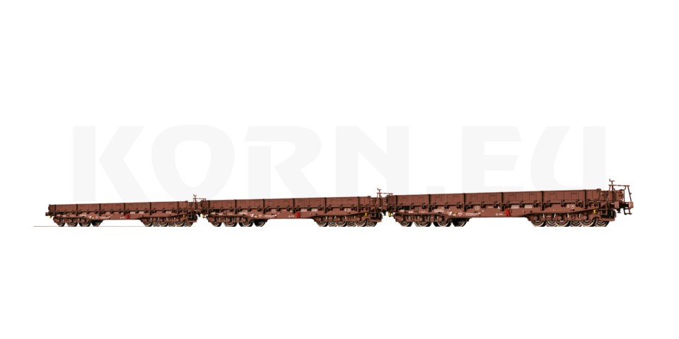 Brawa 47500 Schwerlastwagen Samm der DR, 3er-Set, Ep. IV