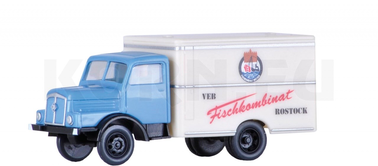 Tillig 19051 - LKW H3A Kofferaufbau VEB Fischkombinat