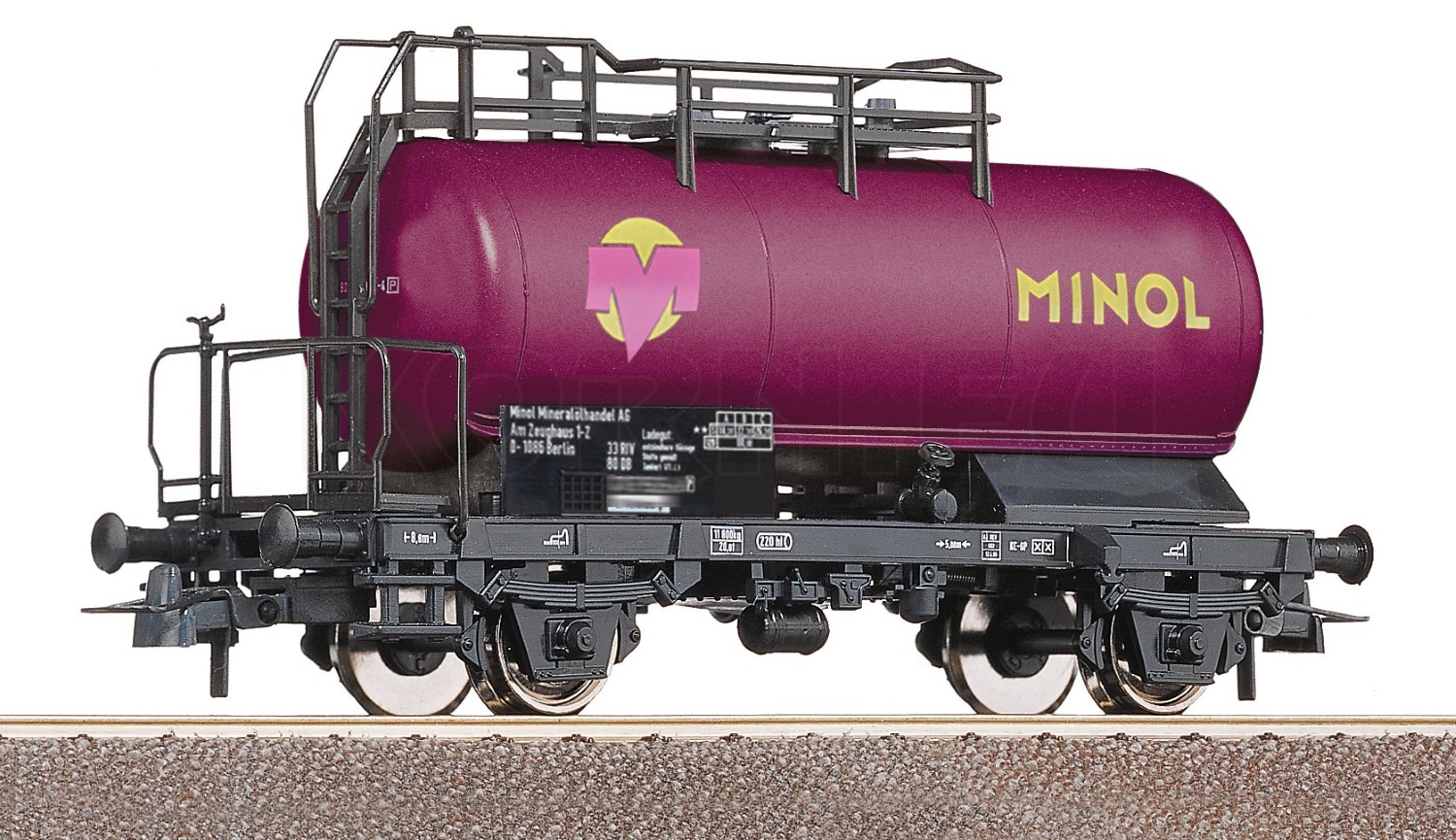Roco 56256 - Kesselwagen Minol, DR, Ep. IV - Modellbahnshop