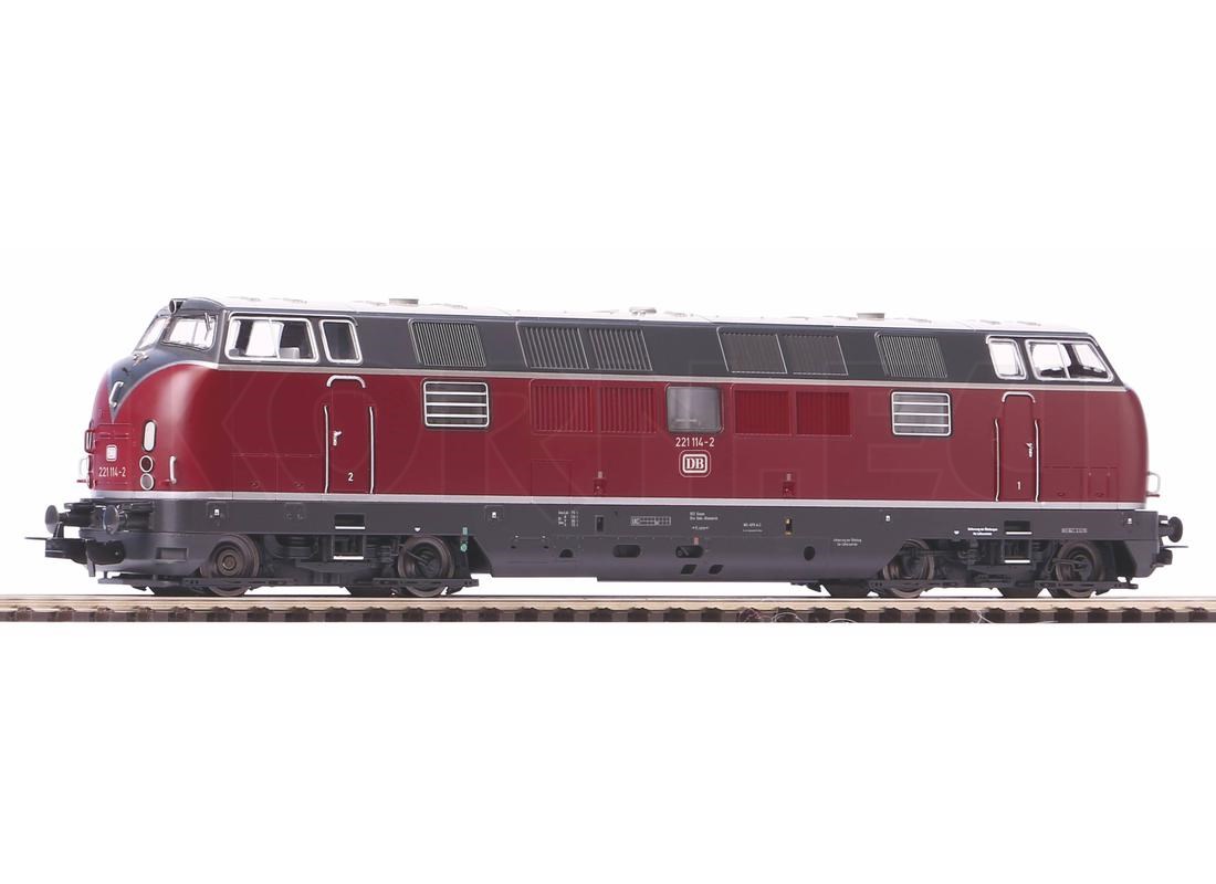 Piko 52610 - Diesellok BR 221 ohne Zierleisten, Ep. IV