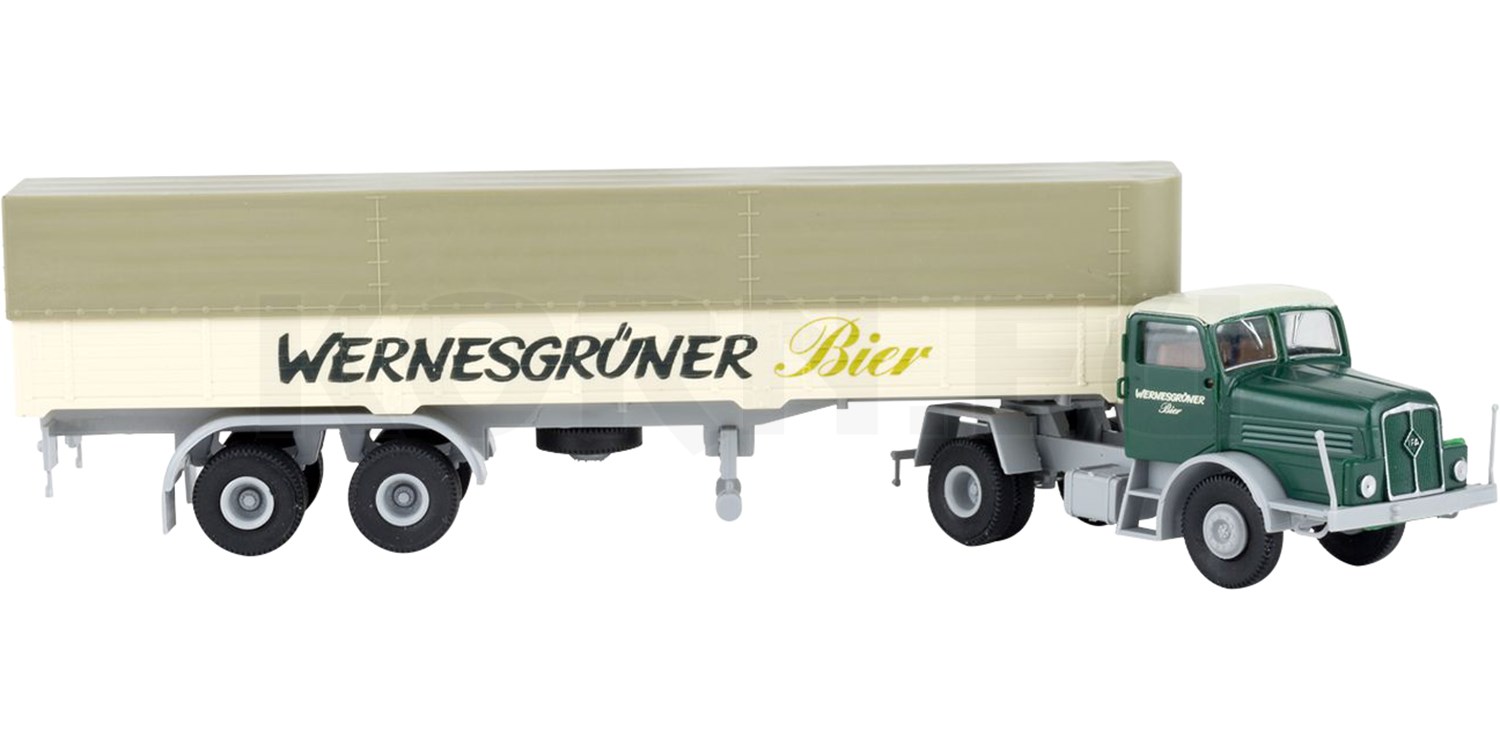 Brekina 71198 - IFA Z 6 'Wernesgrüner Bier' - Modellbahnshop