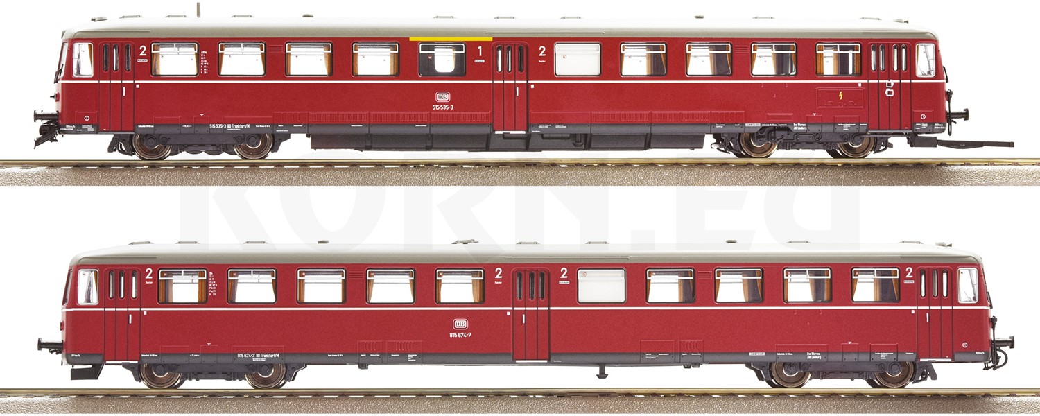 Roco 72081 Akkutriebwagen BR 515 mit Steuerwagen,...