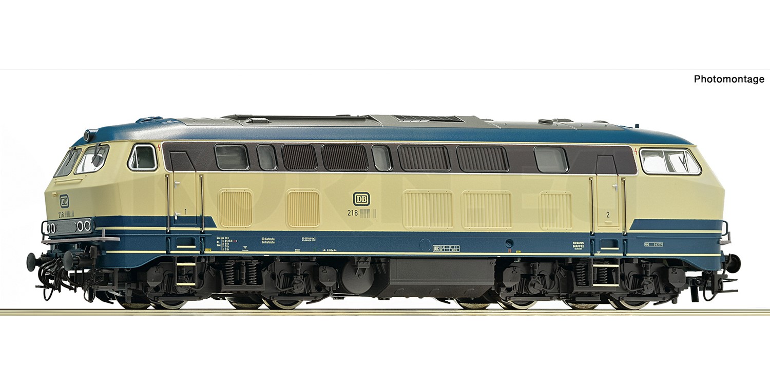 Roco 73727 sound diesel locomotive 218 218-6, DB,...