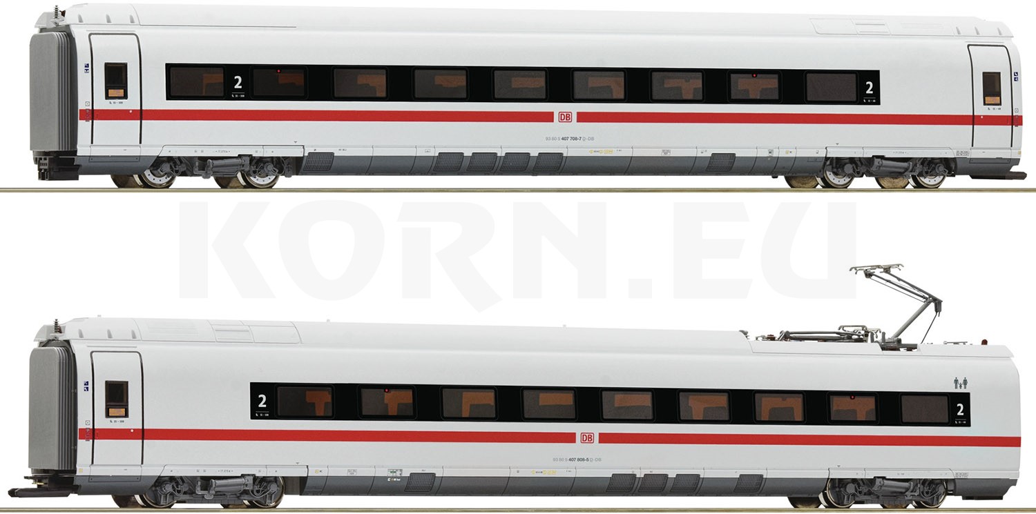 Roco 72099 2-tlg. Set 2: Zwischenwagen ICE 3 (BR... - Modellbahnshop