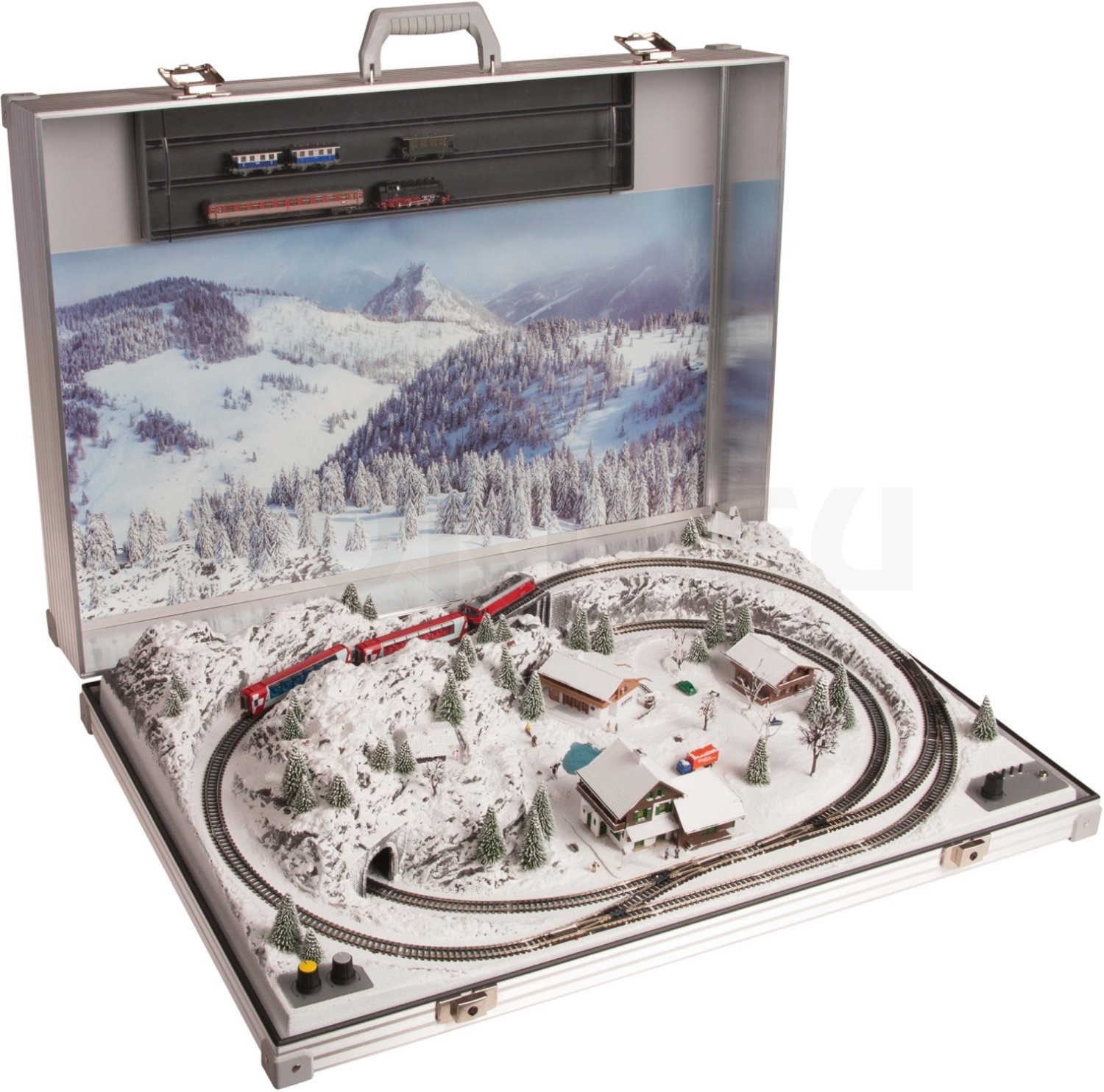 Noch 88405 Modellbahnkoffer “Garmisch” (mit Minitrix...