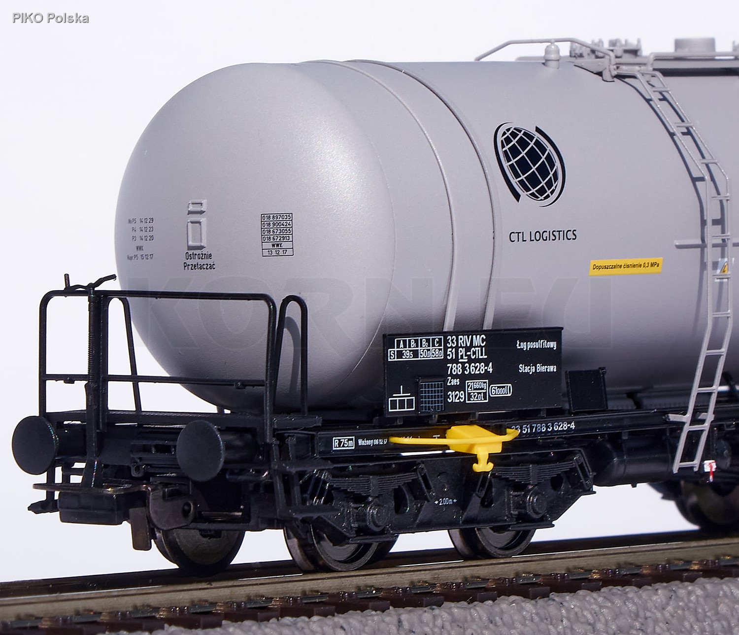 Piko 58230 2er Set Kesselwagen (406Ra) Zaes, CTL...