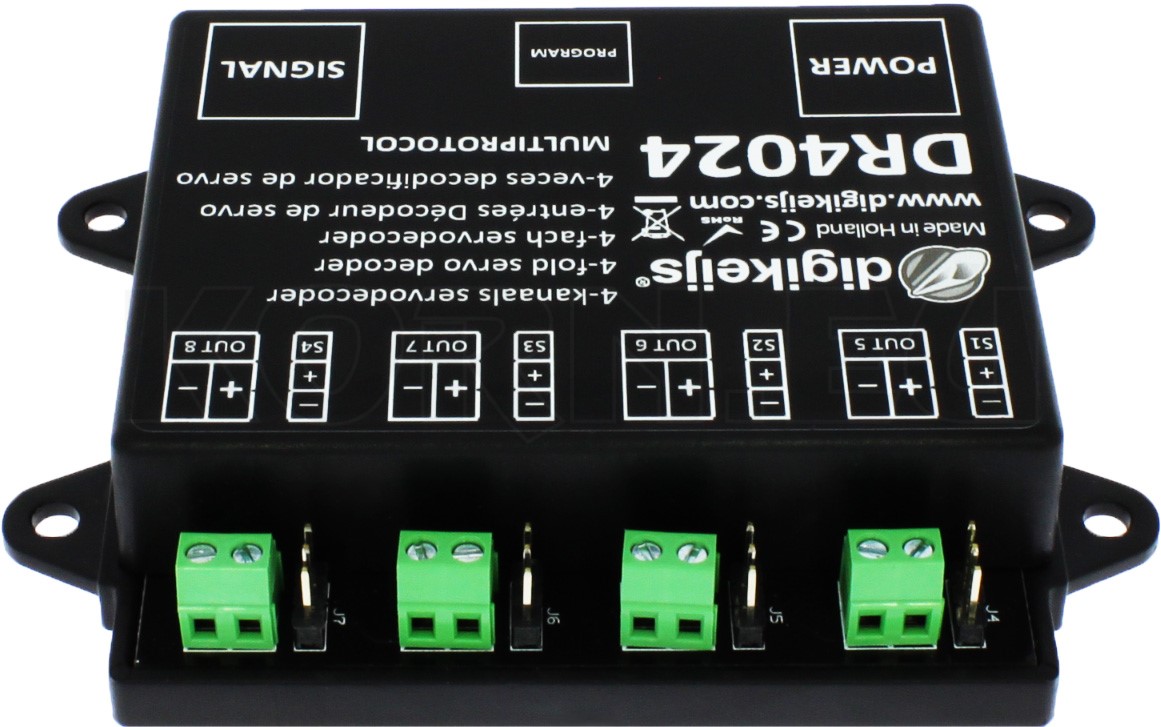digikeijs DR4024 Servodecoder mit 4 separaten...