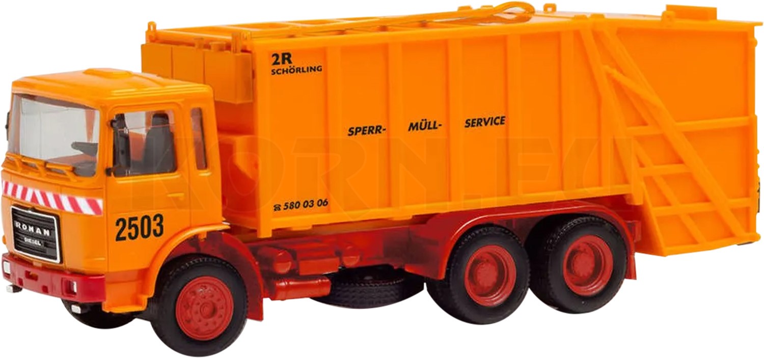 Herpa 311946 Roman Diesel Pressmüllwagen "Sperr...