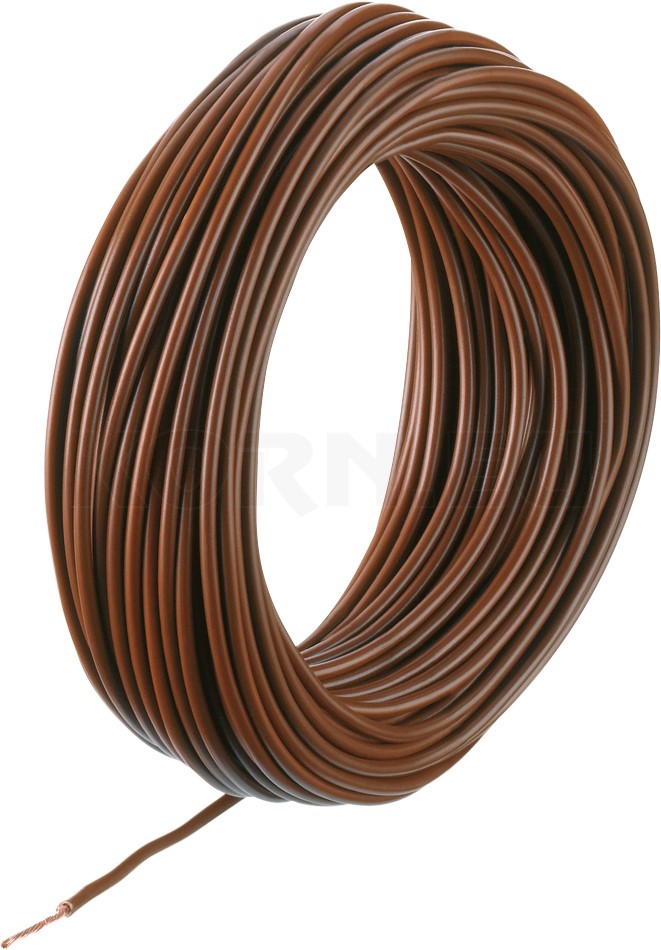 Märklin 7102 Kabel 1-adrig, 0,19 mm², 10 m (braun) - Modellbahnshop