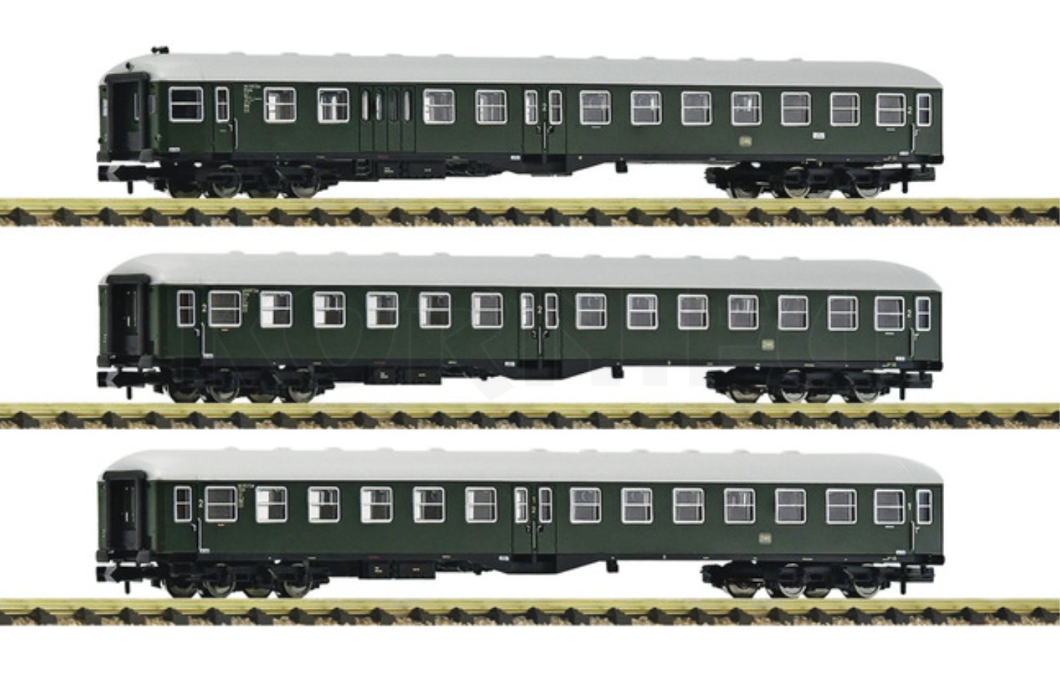 Fleischmann 6260011 3-tlg. Set: Mitteleinstiegswagen, DB,...