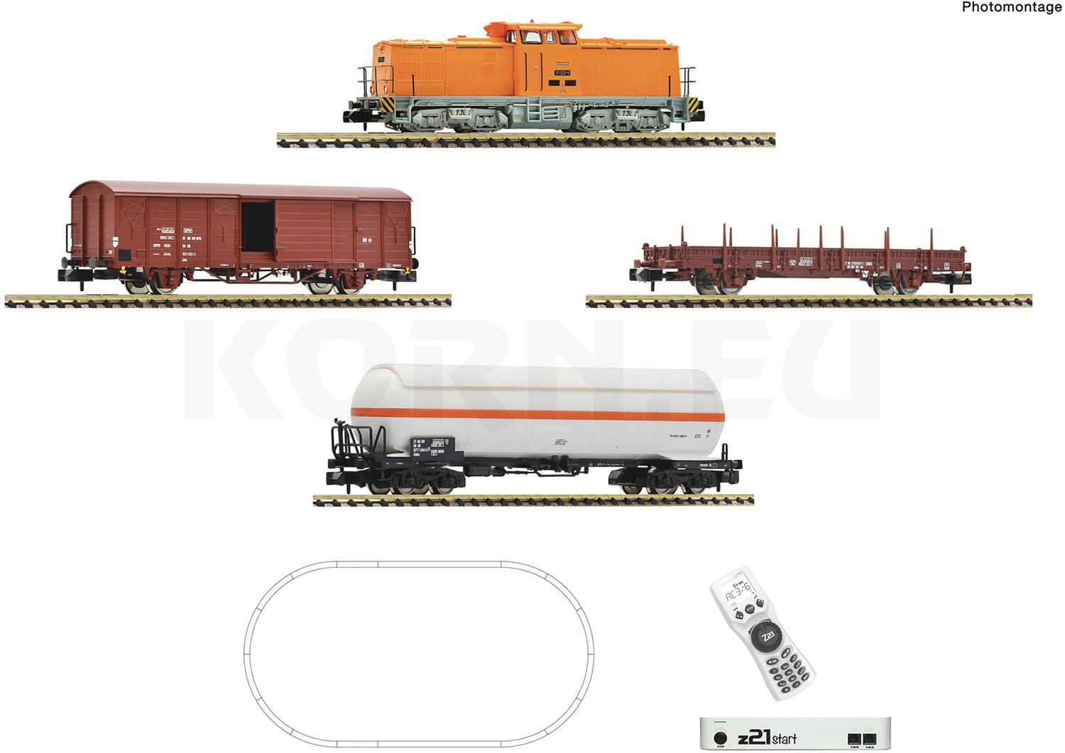 Fleischmann 5170001 z21 start Digitalset: Diesellokomotive...