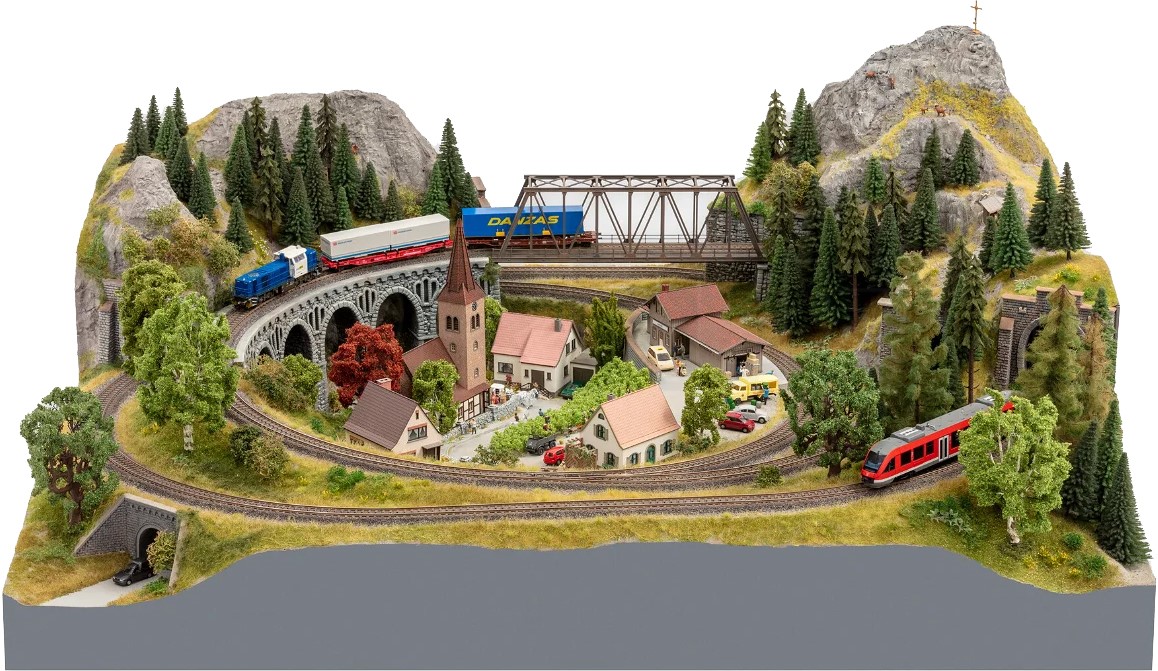 Noch 53615 Easy-Track Trassenbausatz “Theisensee”