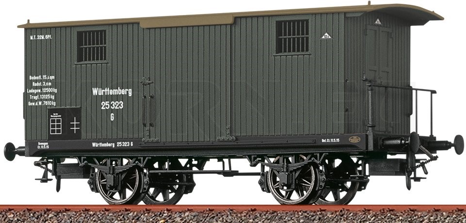 Brawa 47734 Schlusswagen G K W St E Ep I