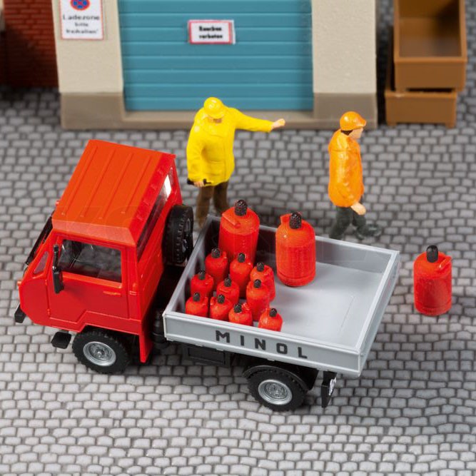 Auhagen 43679 Multicar M25 Pritsche mit Gasflaschen