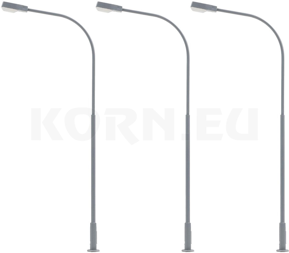 Faller 180119 LED-Kofferleuchte, kaltweiß (3 Stück)