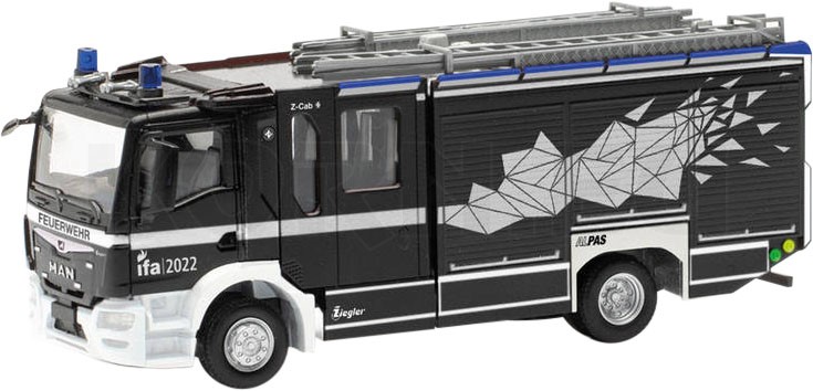 Herpa 096997 MAN TGM CC Ziegler Z-Cab...