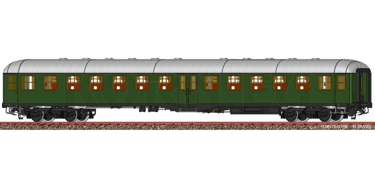 Brawa 58005 passenger car Bylb 421 der DB, Ep. IV