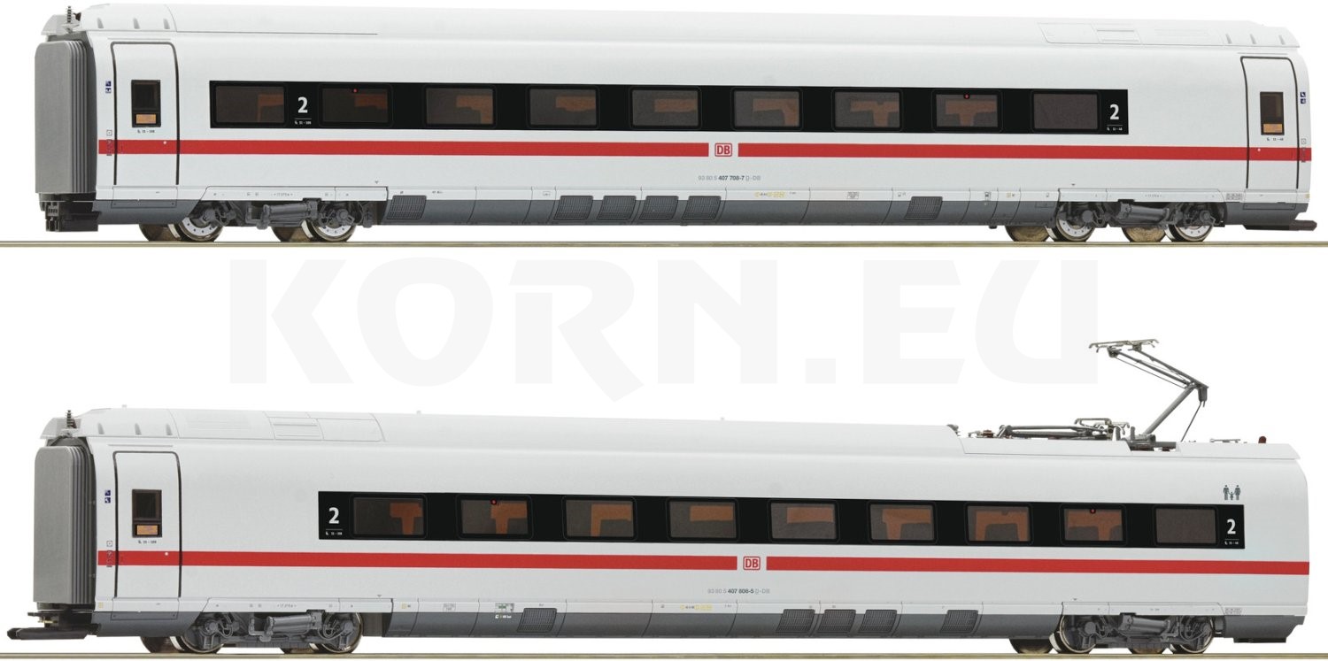 Roco 78097 Set 2: Zwischenwagen ICE 3 (BR 407), DB...