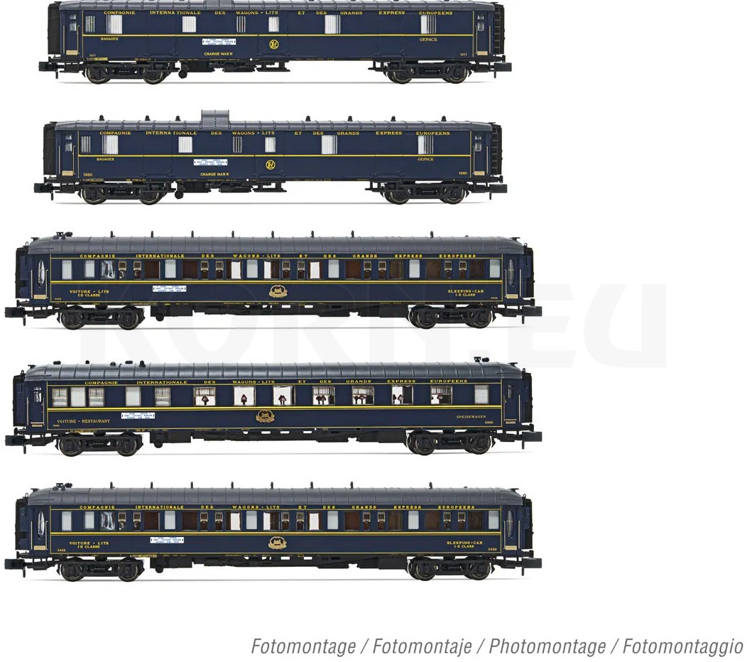 Arnold HN4465 5-tlg. Set Reisezugwagen „Orient...
