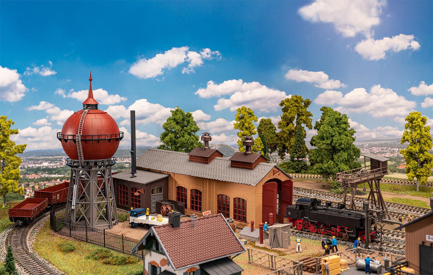 Faller 190140 Aktion-Set: Kleines Bahnbetriebswerk