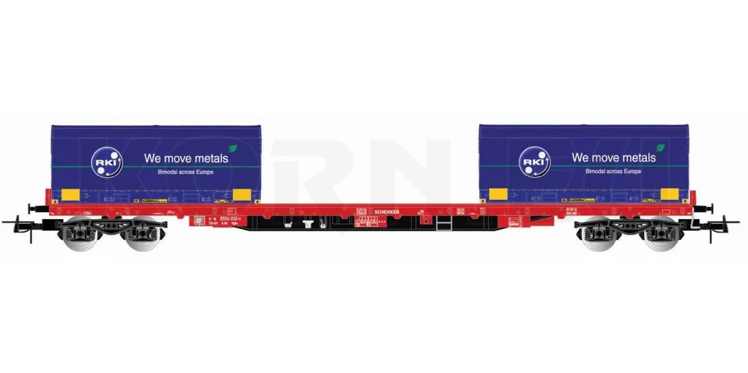 Rivarossi HR6558 | H0 | Containerwagen | Rglns...