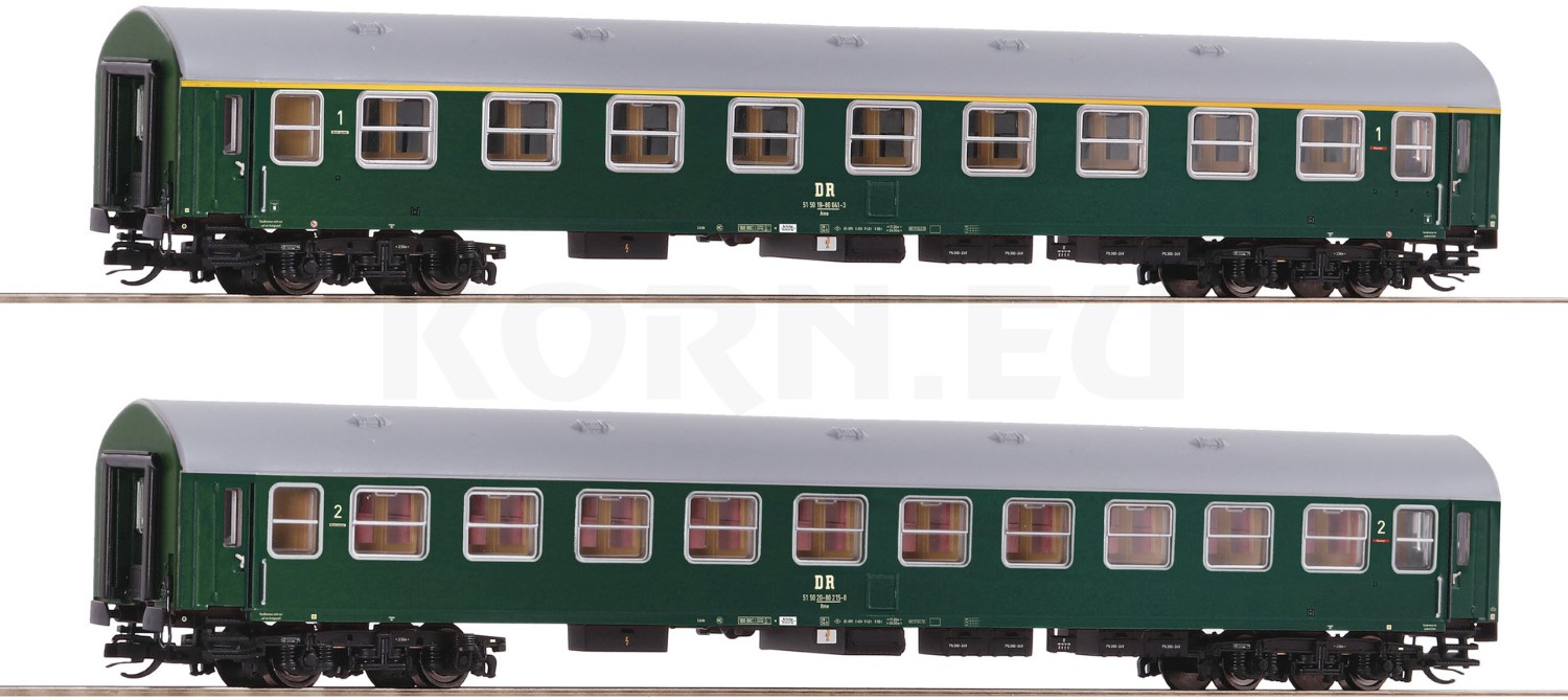 Roco 6280004 | 2-tlg. Set 1 | Reisezugwagen | DR