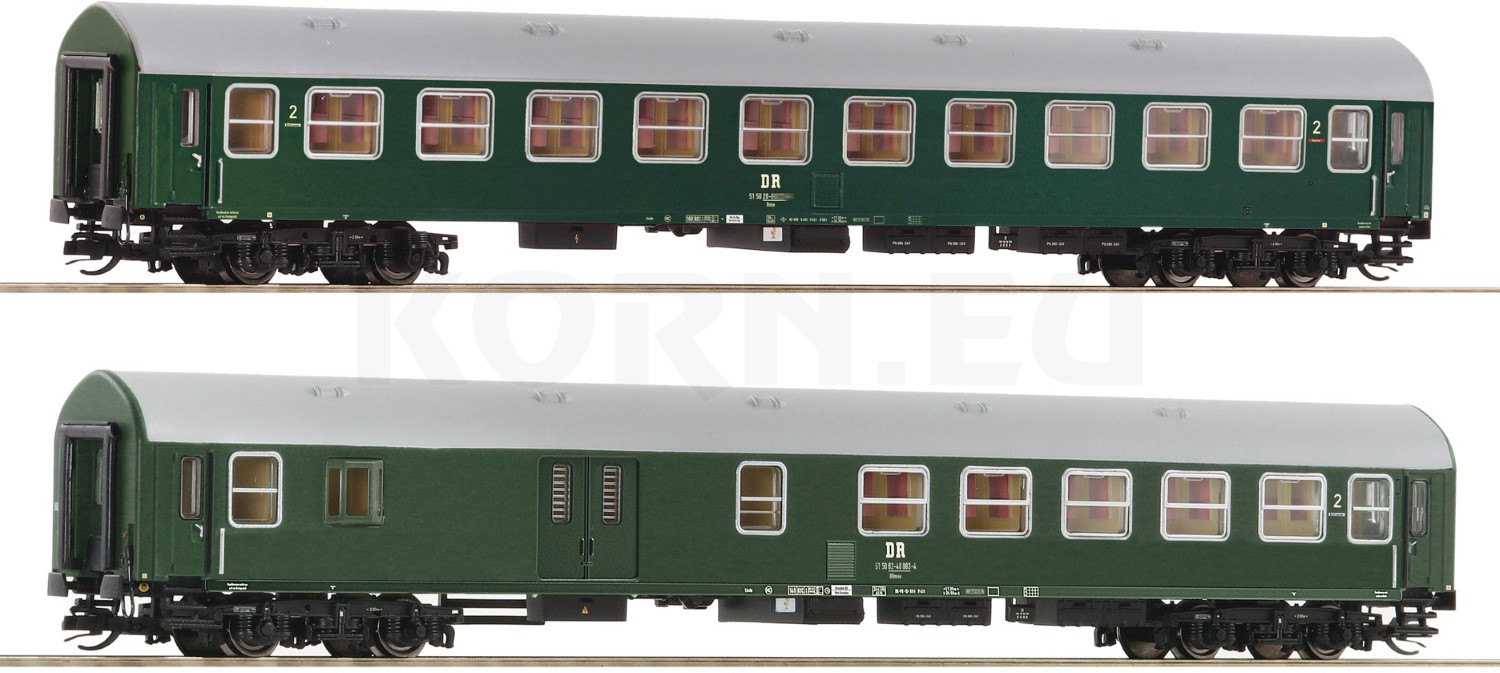 Roco 6280005 | 2-tlg. Set 2 | Reisezugwagen | DR
